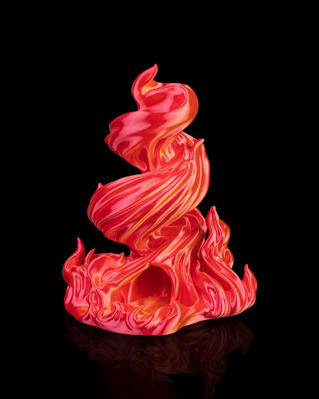 Burning Flame Dice Tower – 3D Printed Fire Dice Roller – Fantasy RPG ...