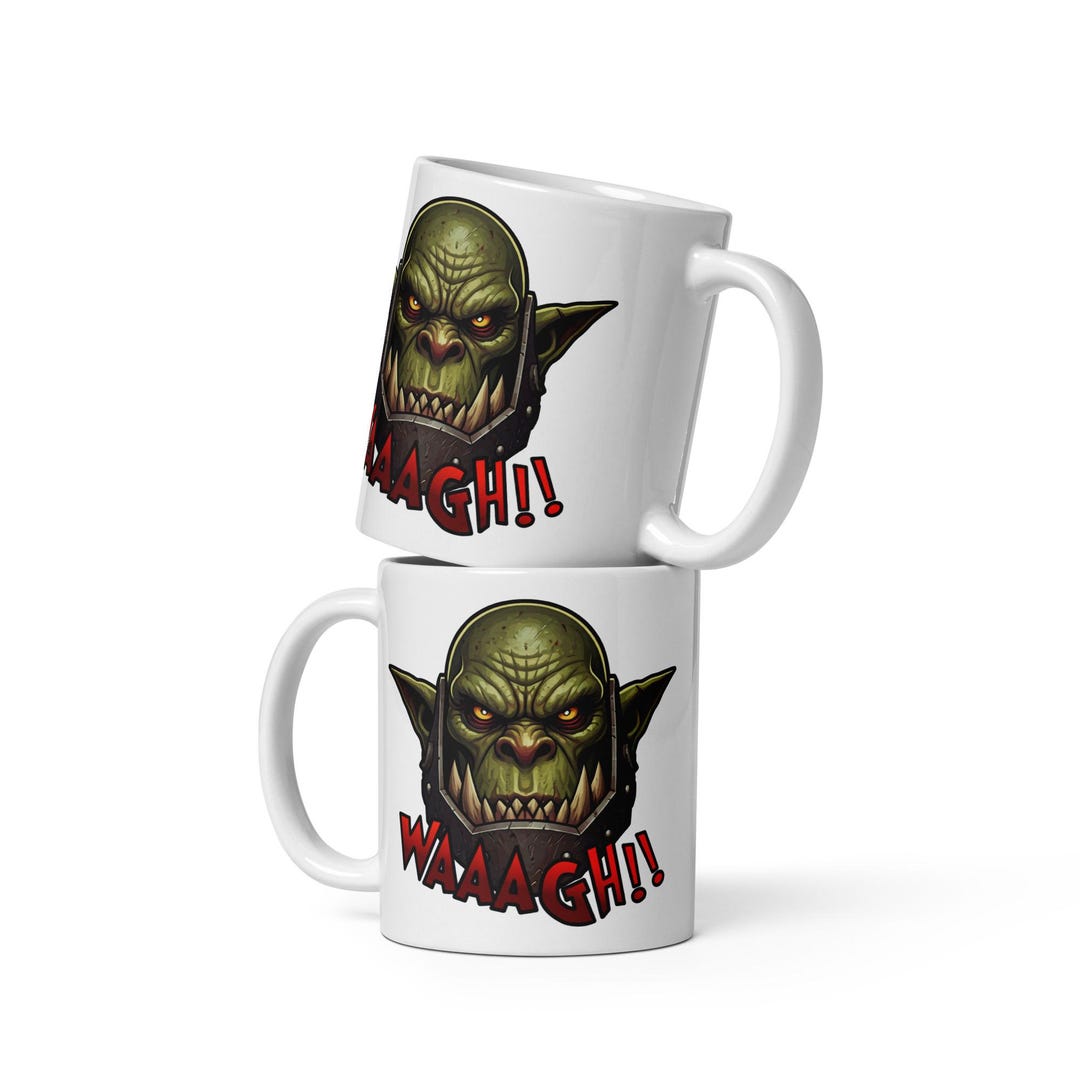 Unleash the Power of the Waaagh Ceramic Mug Fuel Your Inner Ork - Etsy