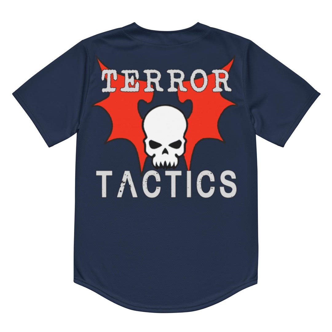 Night Lords terror Tactics Recycled Baseball Jersey Warhammer 40K ...