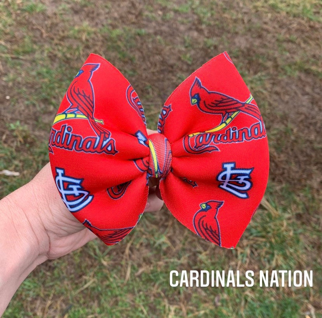 St. Louis Cardinals Bows - Clips and Nylons - Etsy