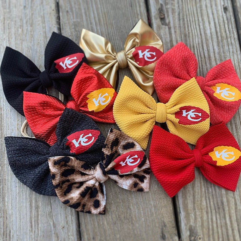 Nfl Team Hair Bows - Etsy