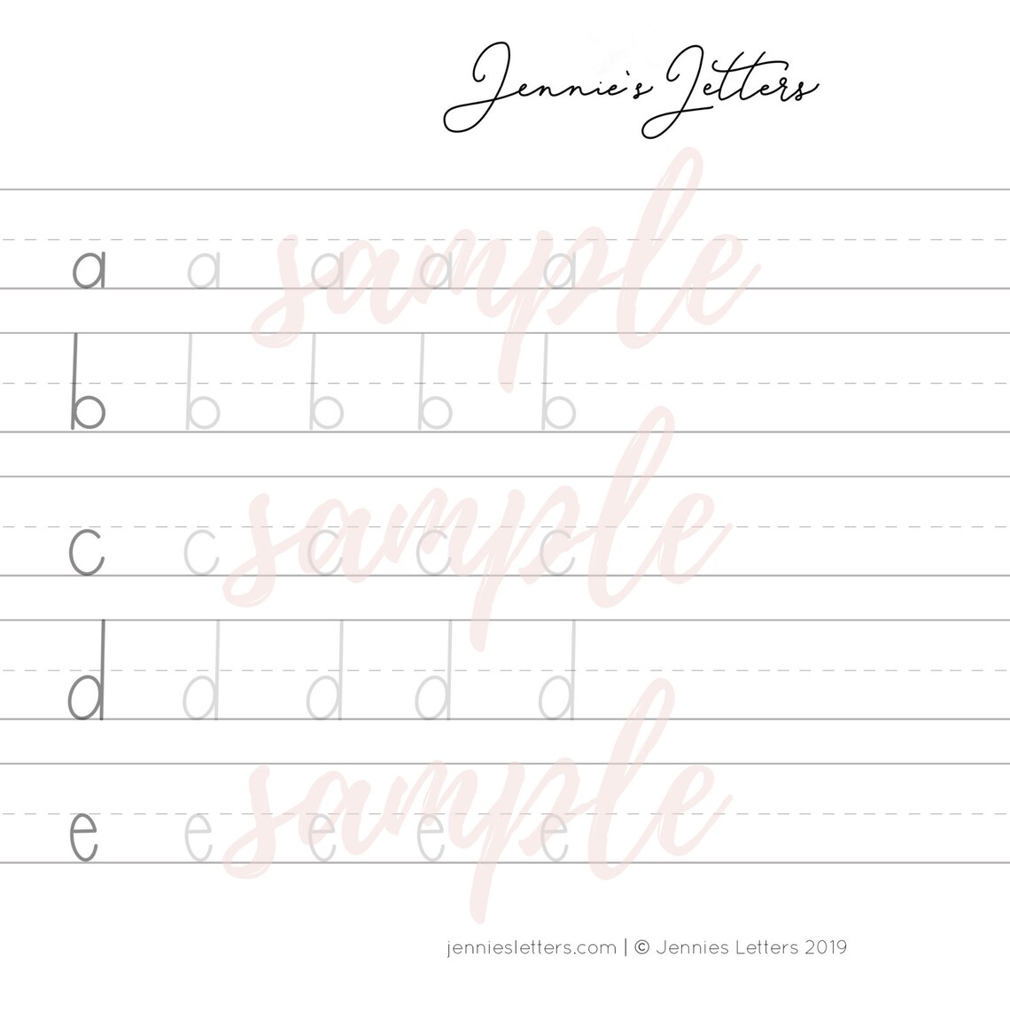 Hand Lettering and iPad Lettering Procreate Traceable Worksheets ...