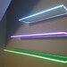Edge Lit Acrylic Shelving and Display - LED Frosted Edge Custom Sizes ...