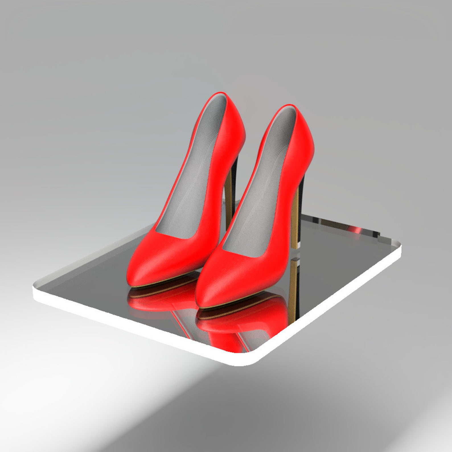 Edge Lit Acrylic Shelving and Display - LED Frosted Edge Custom Sizes ...