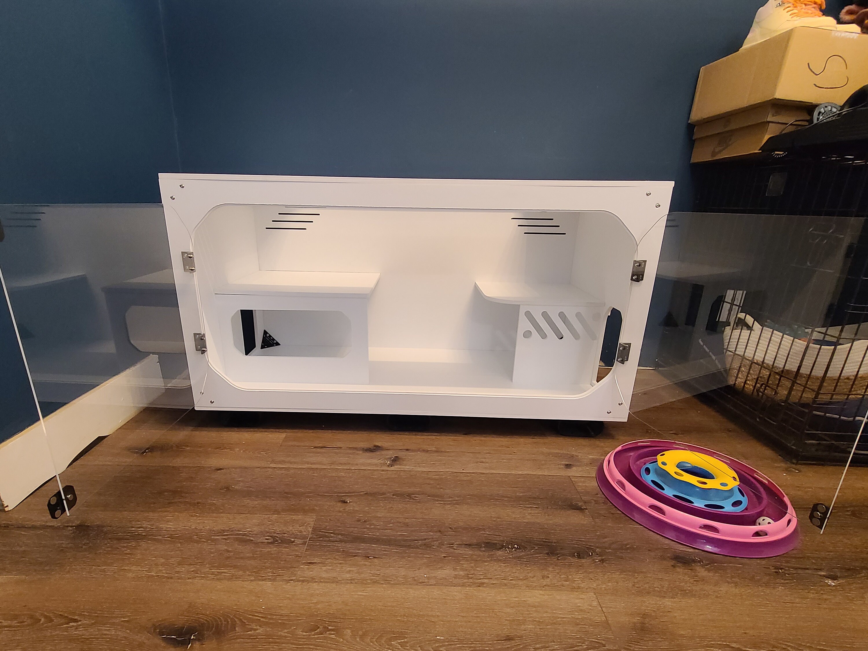 Clearview Cat Habitat Jungle Cat Scenery 4'wx2'dx2.5't Catio Perch With ...