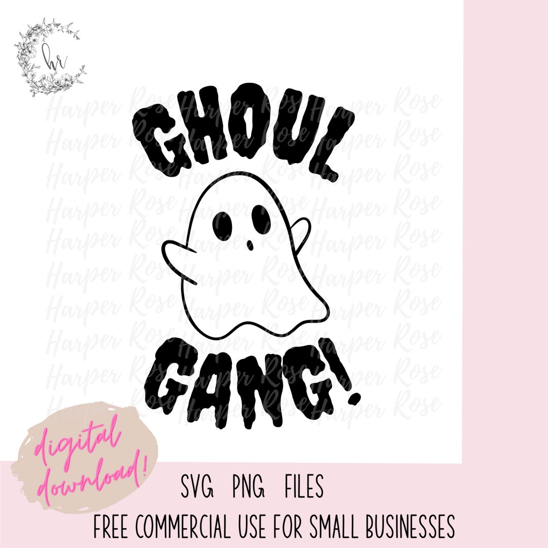 Ghoul Gang Lettered SVG, Halloween SVG, Halloween Files for Cricut, Svg ...