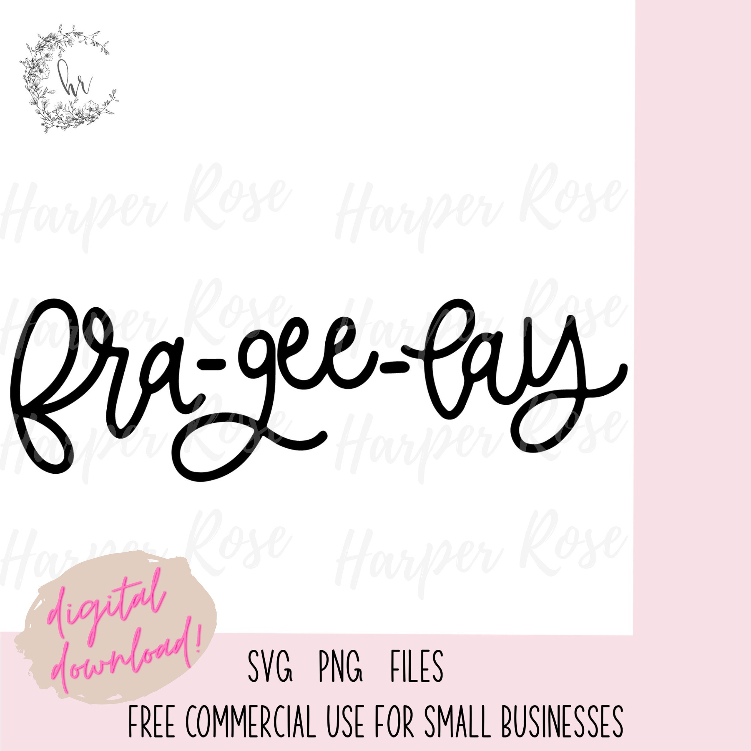 Fra Gee Lay Lettered SVG, Christmas SVG, a Christmas Story Files for ...