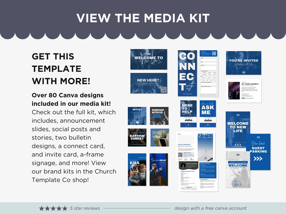 Church Lanyard Badge Template: Customizable Staff & Volunteer ID (canva ...