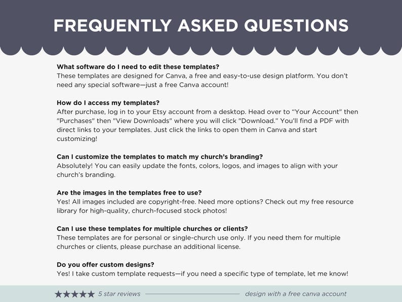 Church Preservice Slides, Church Announcement Slides, Editable Church ...