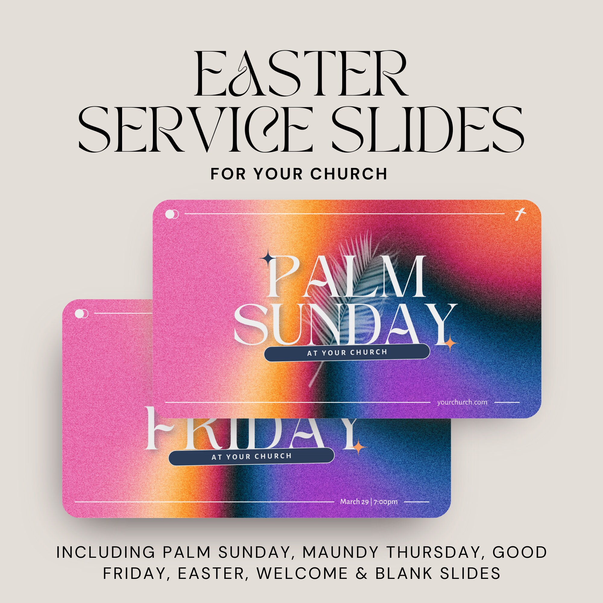 Easter Church Graphics, Easter Templates for Churches, Easter Template ...