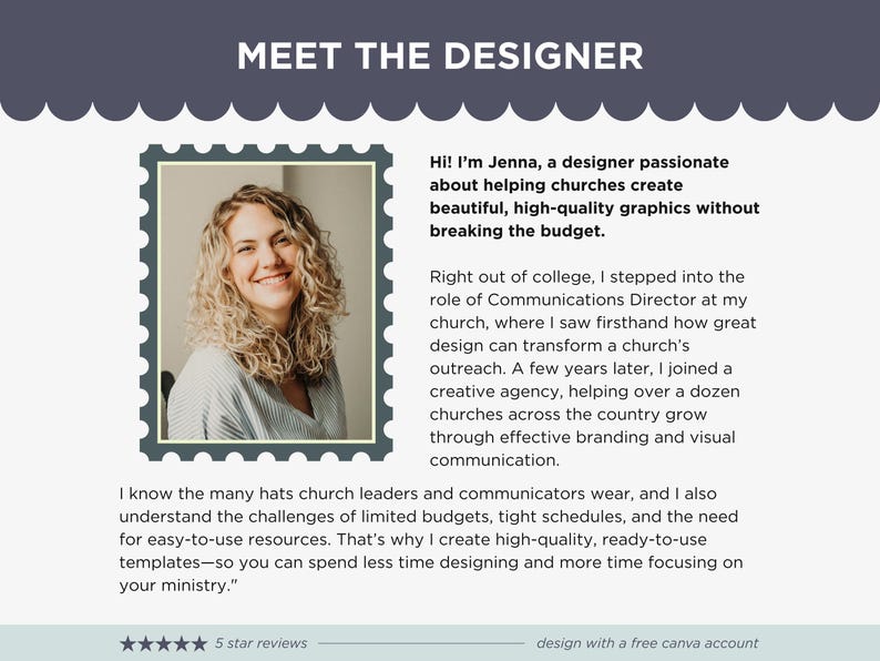 Editable Church Flyer Template: Christian Event Invitation (canva) - Etsy