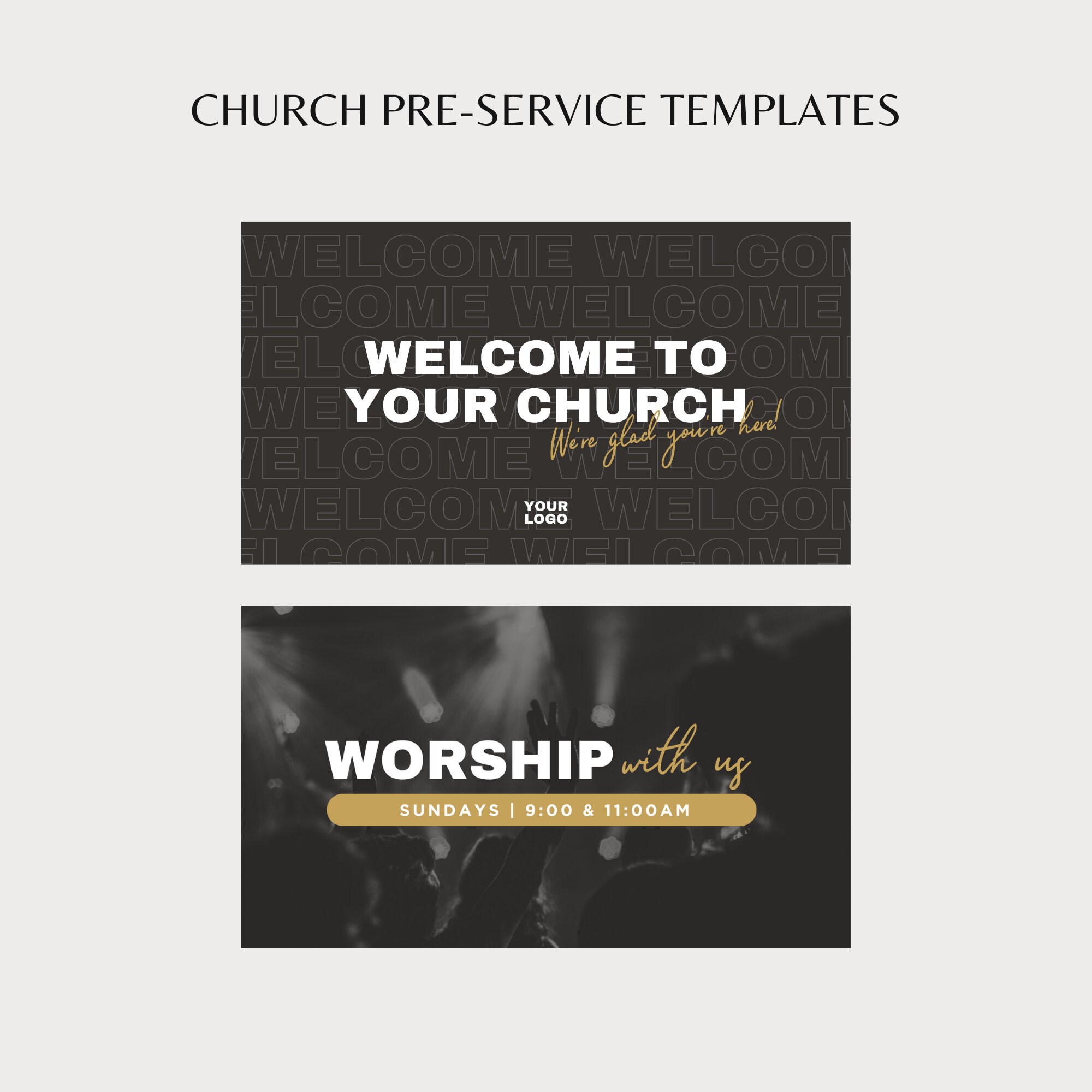 Church Announcement Slides, Church Templates, Church Social Media ...