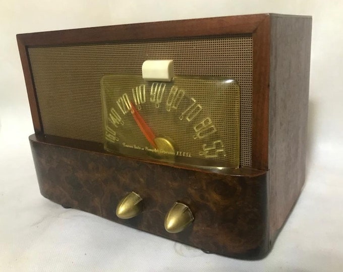 Vintage Deco 1947 Emerson Radio Now A Bluetooth Speaker W/lited Dial ...