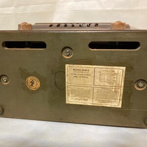 Vintage Deco 1946 Bendix Radio 526E Original Working Great Collector Special Free Shipping - Etsy