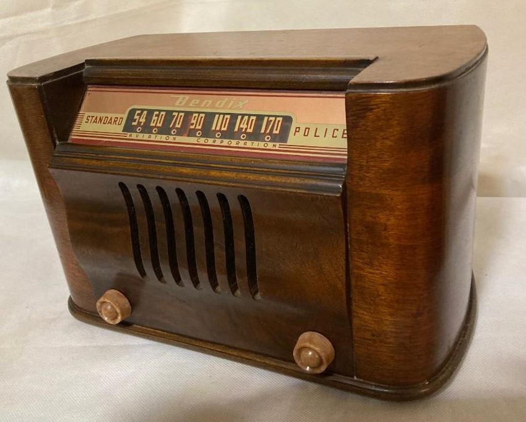 Vintage Deco 1946 Bendix Radio 526E Original Working Great Collector Special Free Shipping - Etsy