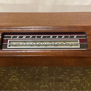 Vintage Deco 1946 Temple Radio E 514 Totally Refurbished Looks & Sounds ...