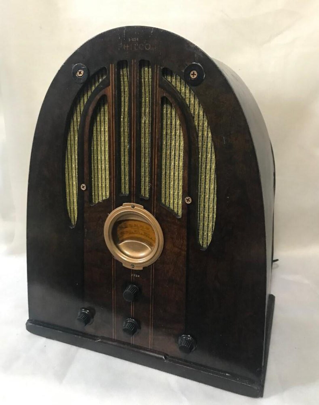 Vintage Deco 1937 Philco Radio Model 37-60 Now A Bluetooth Speaker W ...