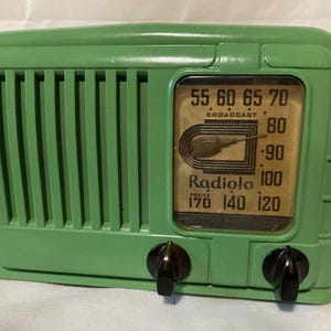 Vintage Deco 1940 Radiola Radio 511-A New Paint Bluetooth Amp & Speaker Nice Free Shipping - Etsy