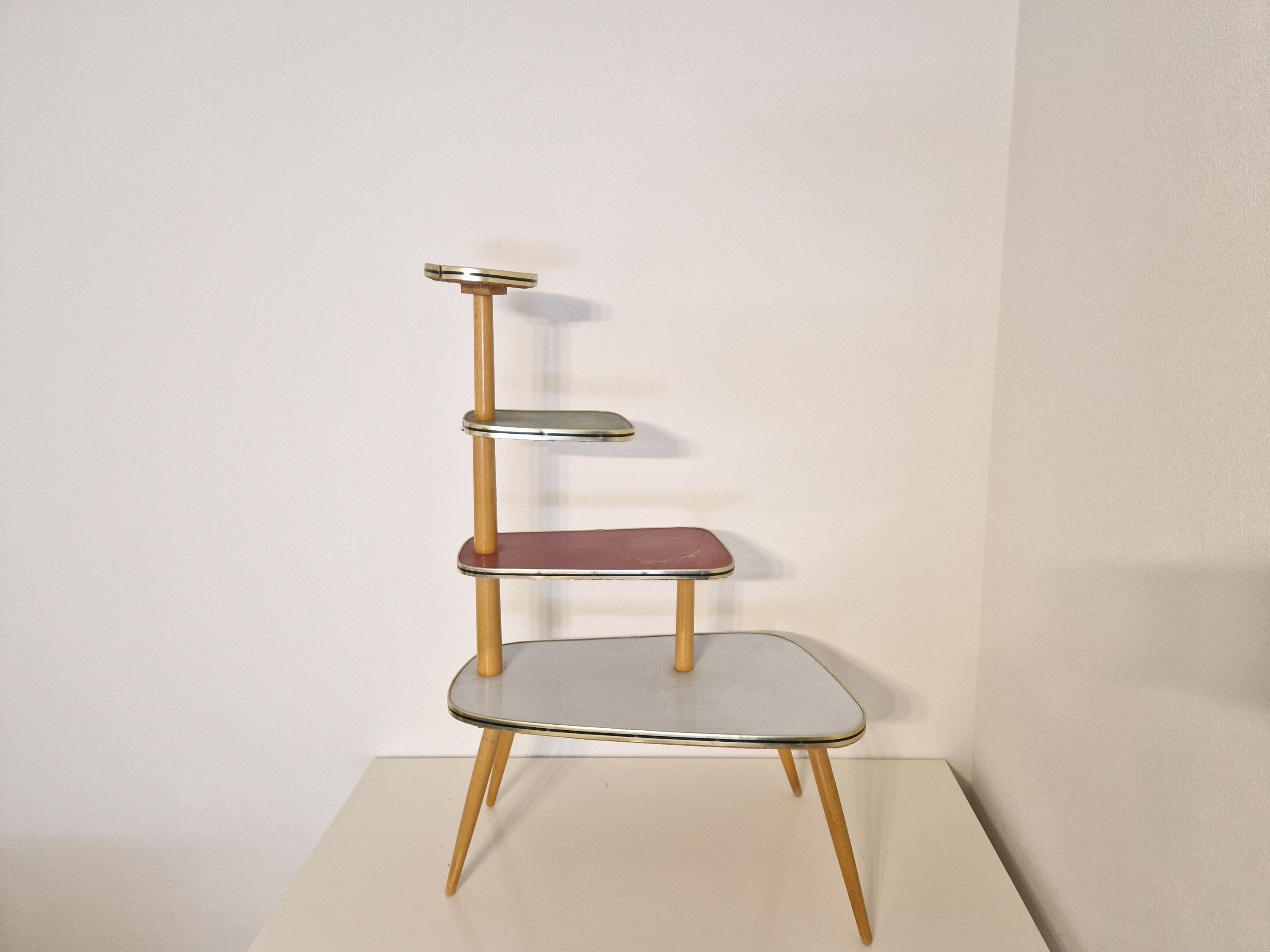 Mid Century Design Large Plant Stand Middle Floors Can Be - Etsy