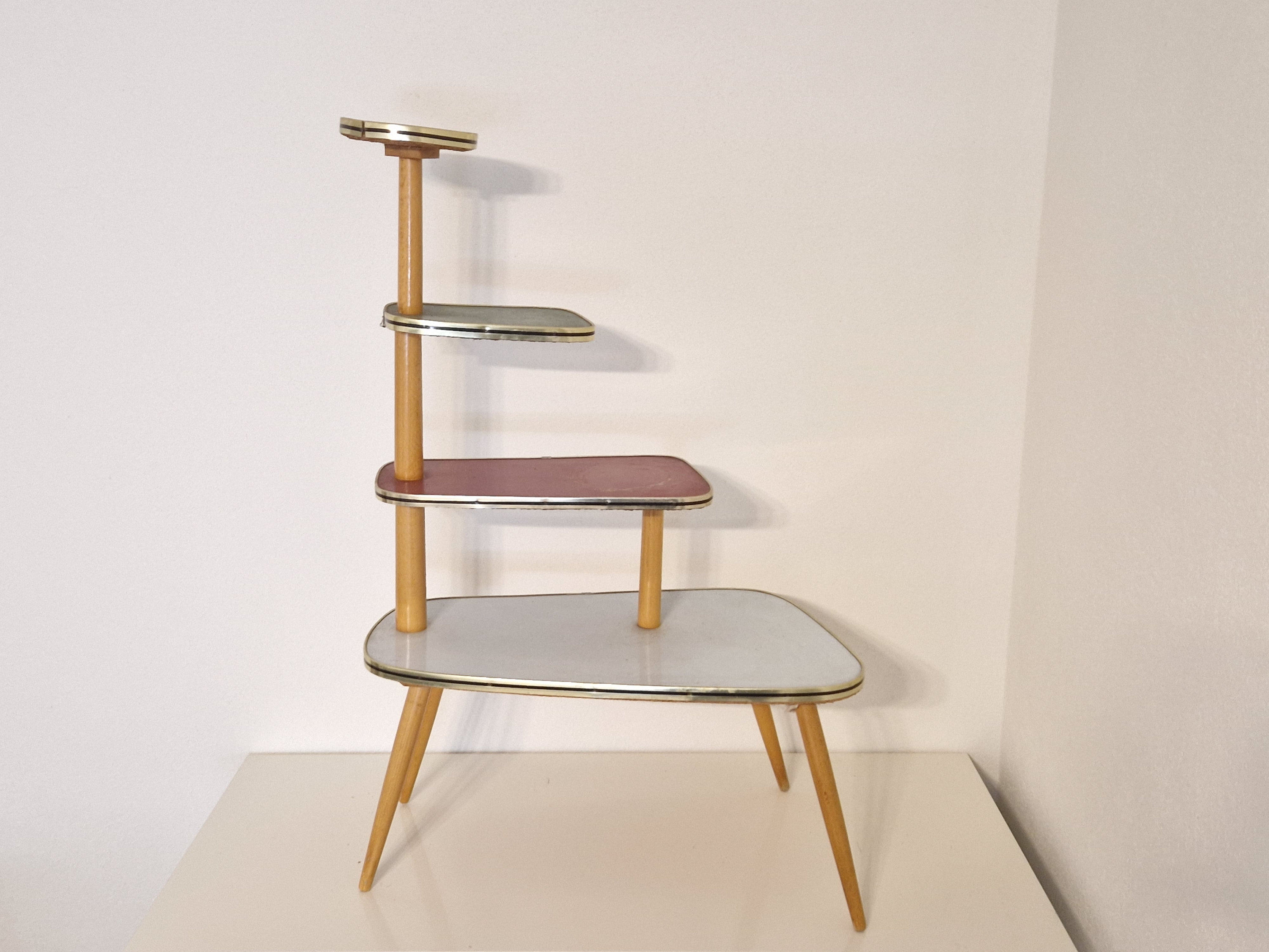 Mid Century Design Large Plant Stand Middle Floors Can Be - Etsy