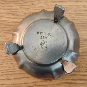 Vintage Pewter 3 Footed Salt Cellar Cauldron-pot Peltro 95% Knight ...