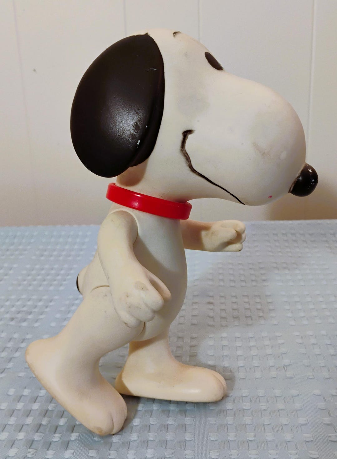 Vintage Snoopy Dog - Poseable W/red Collar - Etsy