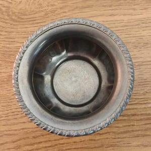 Vintage Pewter 3 Footed Salt Cellar Cauldron-pot Peltro 95% Knight ...