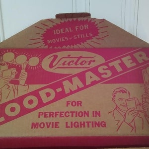 Vintage Victor Flood Master Movie Lights - 1950's - Strip of 3 - Etsy