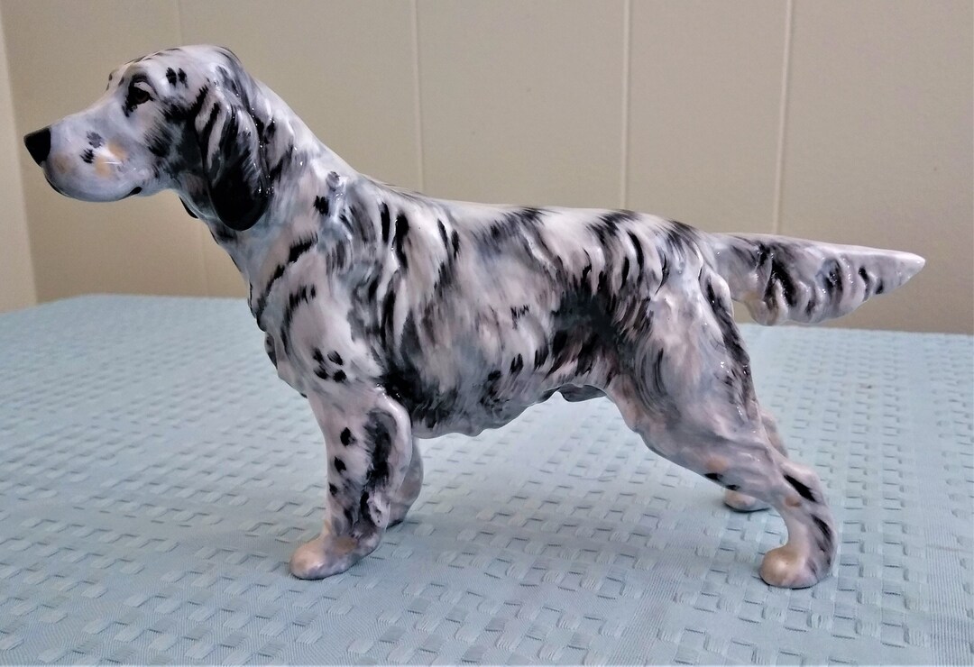 Vintage Royal Doulton Dog English Setter Champion Maesydd Mustard ...