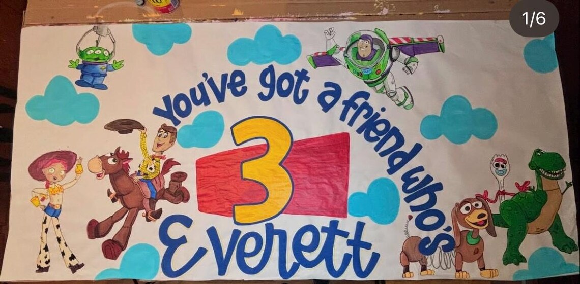 CHARACTER Brown Paper Banner, Paper Banner, Birthday Banner, Event ...