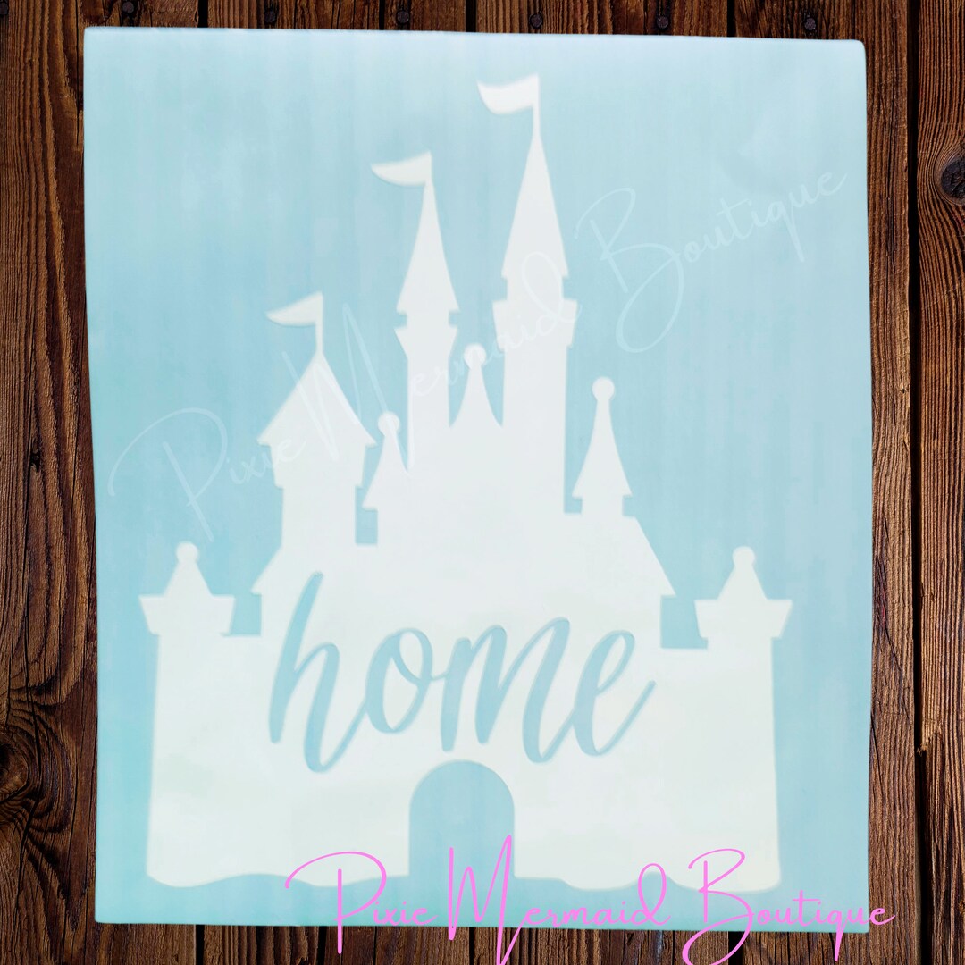 Castle Car Decal, Castle Home Car Decal, Fireworks Decal, Sticker ...