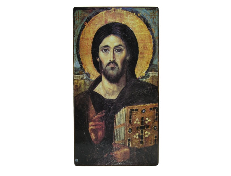Orthodoxe russische Ikone Jesus Christus Pantokrator Sinai | Etsy