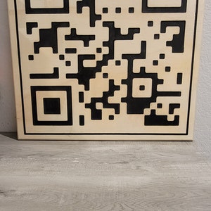 Giant QR Code Sign - Etsy