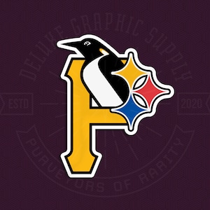 Pittsburgh Sport Logos Combined NFL MLB NHL Remix Spoof - Etsy