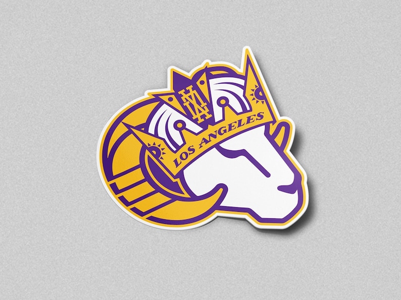 Los Angeles Logos Sticker Lakers Dodgers Rams Kings Major - Etsy