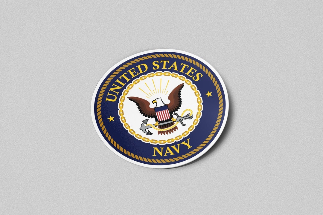 United States Navy Sticker Official Navy Seal - Etsy