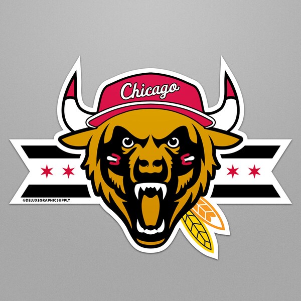 Chicago Sticker Sports - Etsy