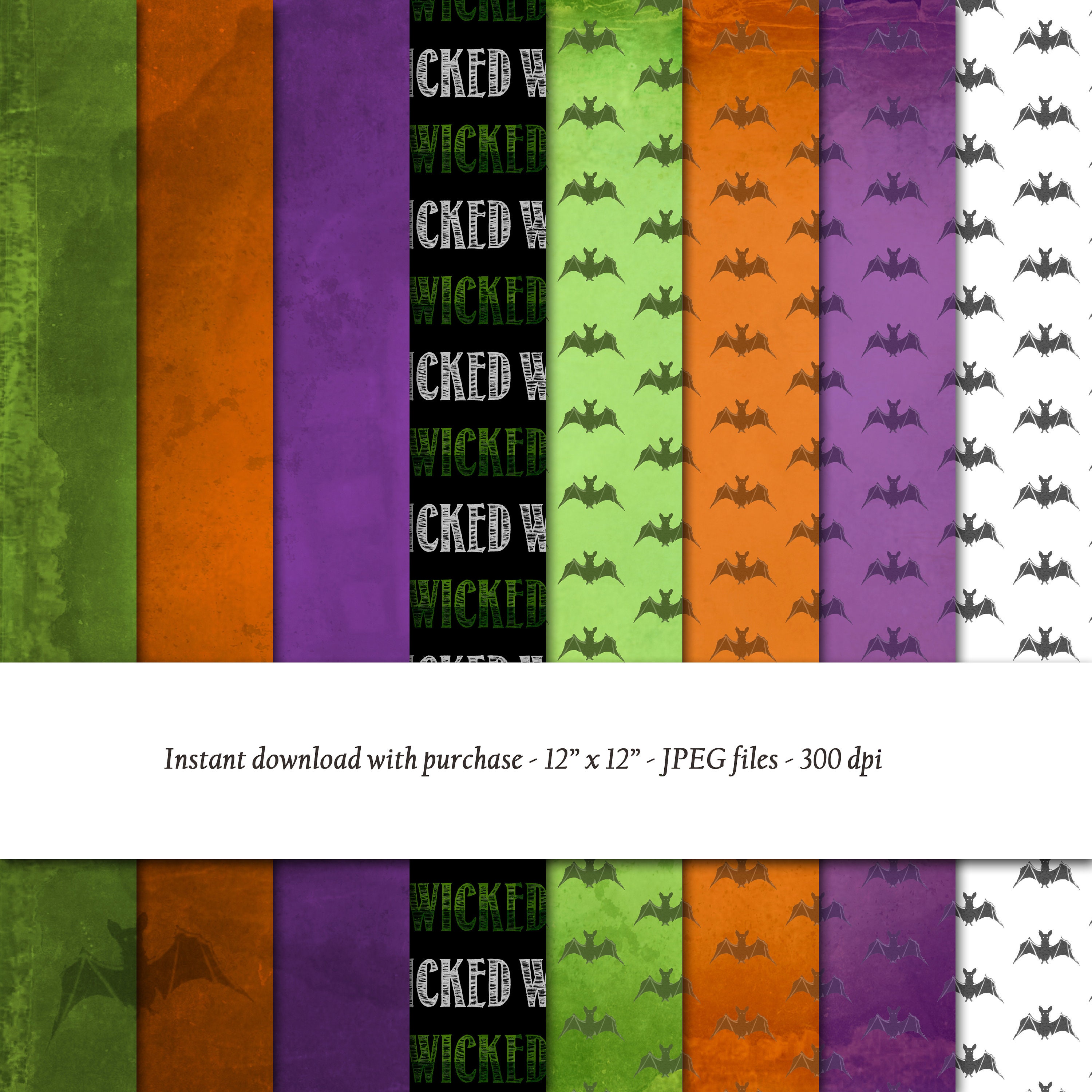 Wicked Digital Paper Kit - Etsy