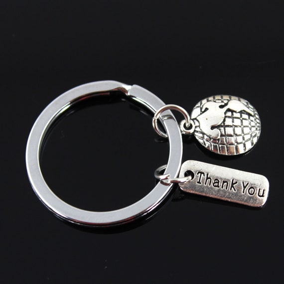 Thank You Keyring Thank You Gifts Thank You Keychain Charm - Etsy