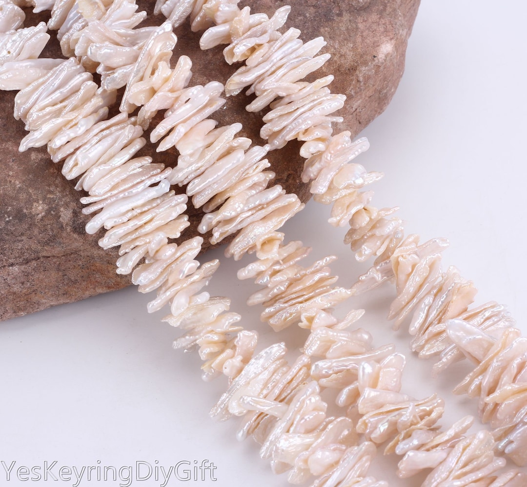 Good Luster Biwa Stick Pearls, Natural Irregular Pearls, Loose ...