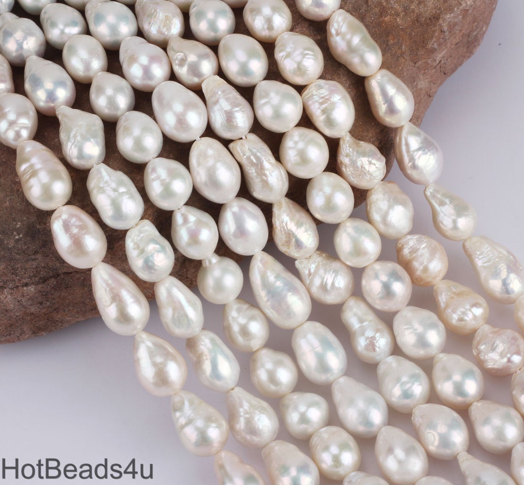 White Nucleated Pearls, Natural Baroque Pearls, Loose Pearl Supplies ...
