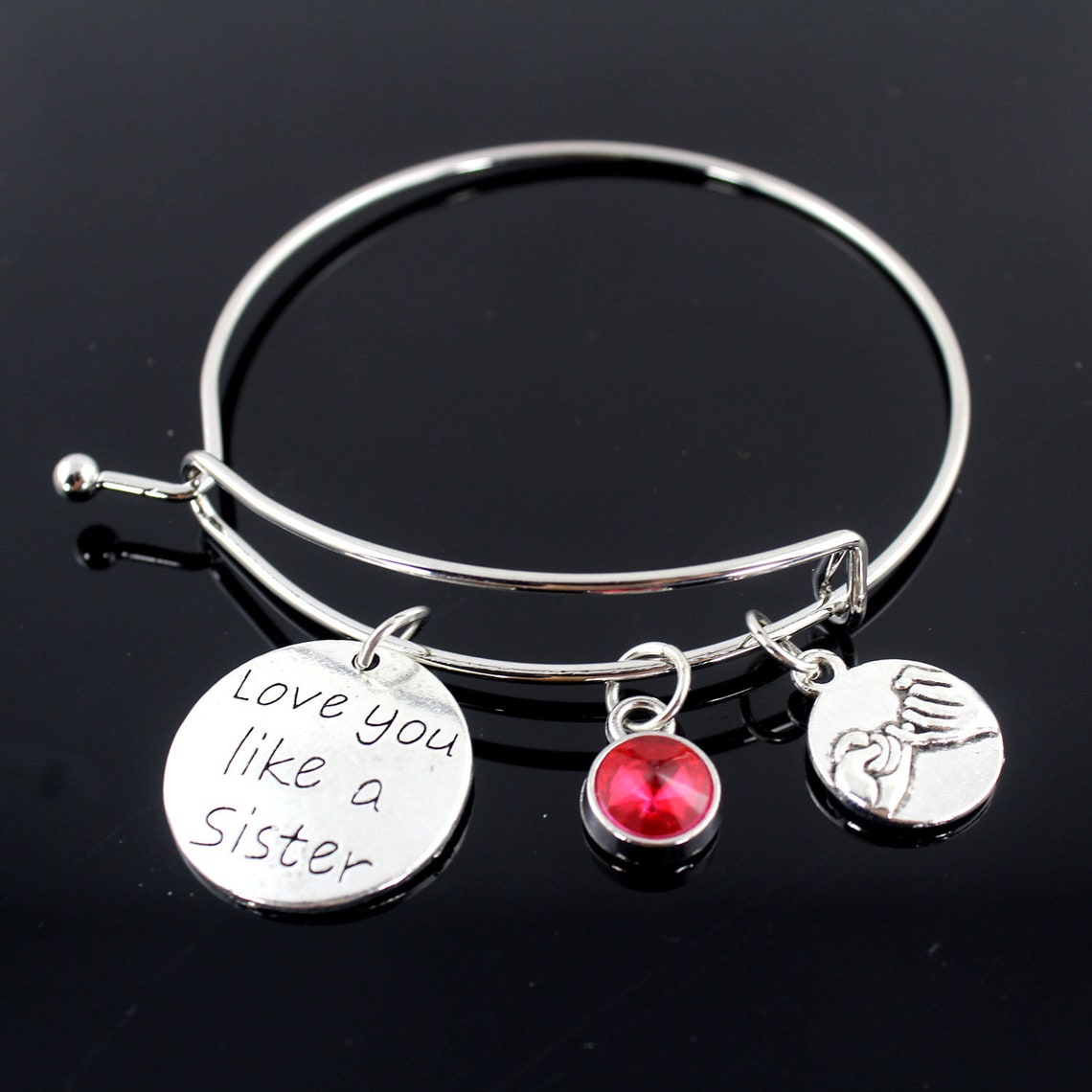 Friendship Bracelet love You Like a Sister With - Etsy