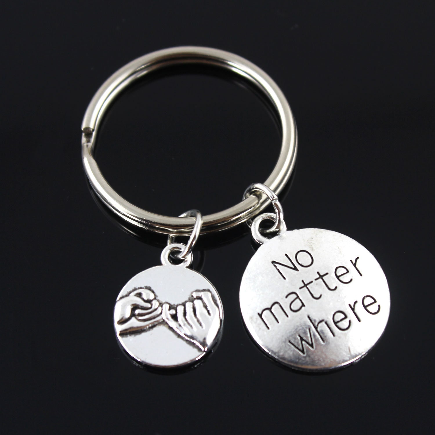 Long Distance Friend Keychain Moving Away Gifts No Matter | Etsy