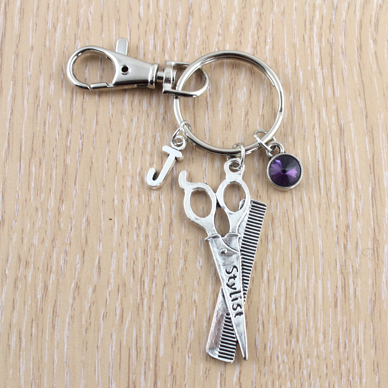 Personalized Scissor Keychain With Initialscissor - Etsy