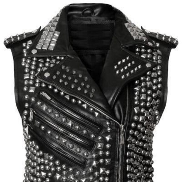 Studded Vest - Etsy