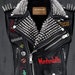 Black Leather Waist Belted Outer Wear, Murderdolls Slipknot Patches ...