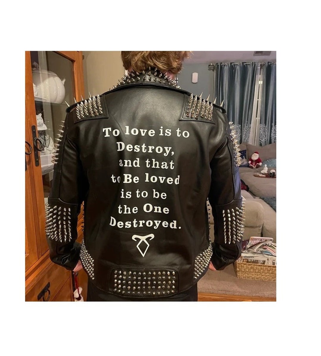 Studwork Spike Men Leather, Heavy Metal Battle Tree Spikes, Biker's ...