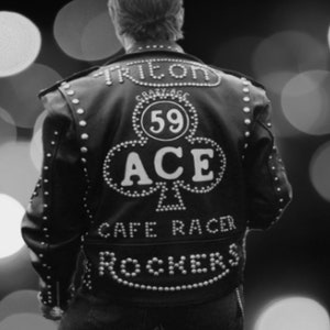 Gangster Party Studded Jacket | Steampunk Gothic Biker's Leather Triton ...