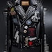Long Metalwork Spiked Leather, Punk Rock Vampira Gothic Clothing ...