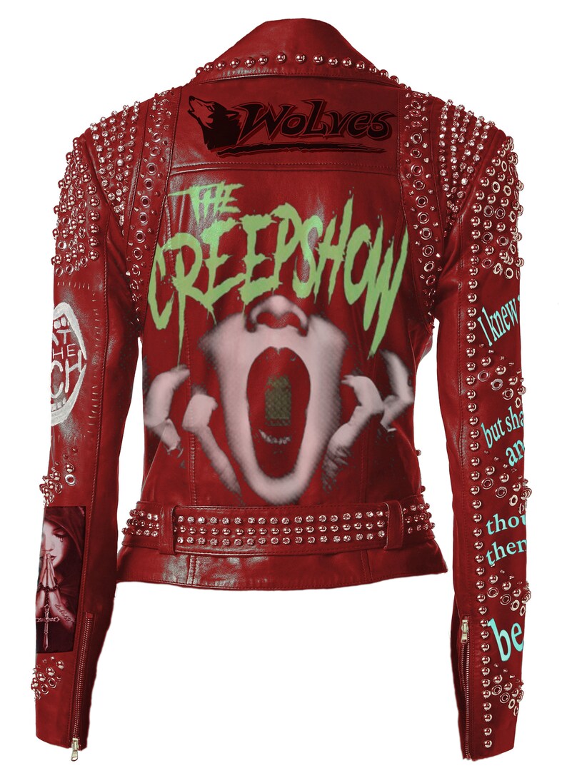 Steampunk Handmade the Creep Show Outfit, Women's Punk Rock Biker's ...